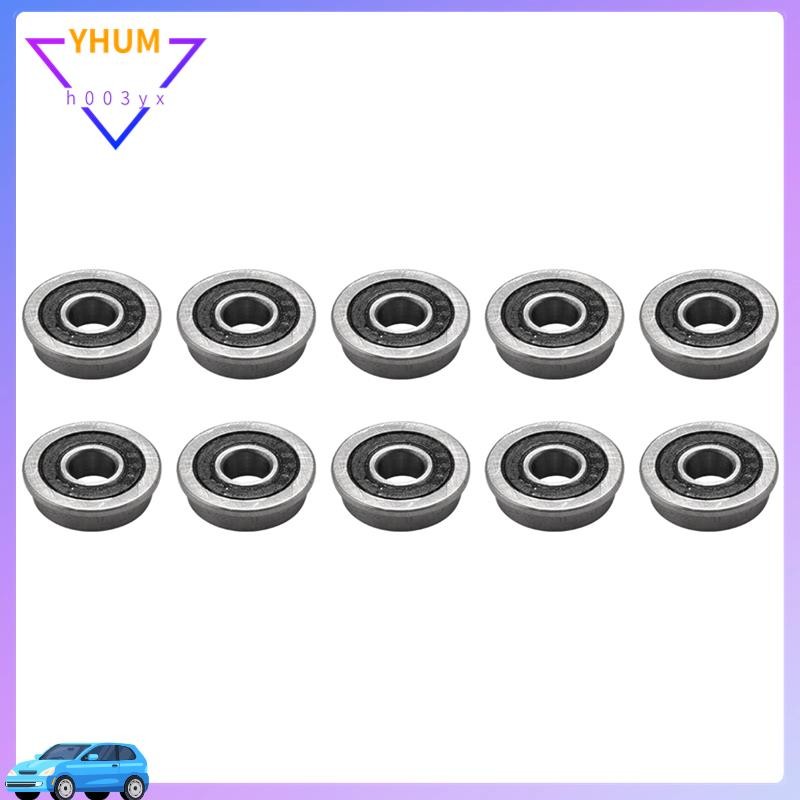 【Yhumh003yx】10Pcs F695- Bearing 5X13X4mm Flanged Miniature Deep Groove ...