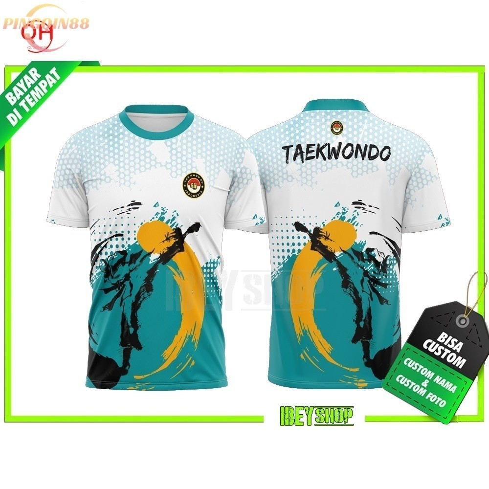 【Free Customized names and numbers】Taekwondo Jersey Shirt TAEKWONDO ...