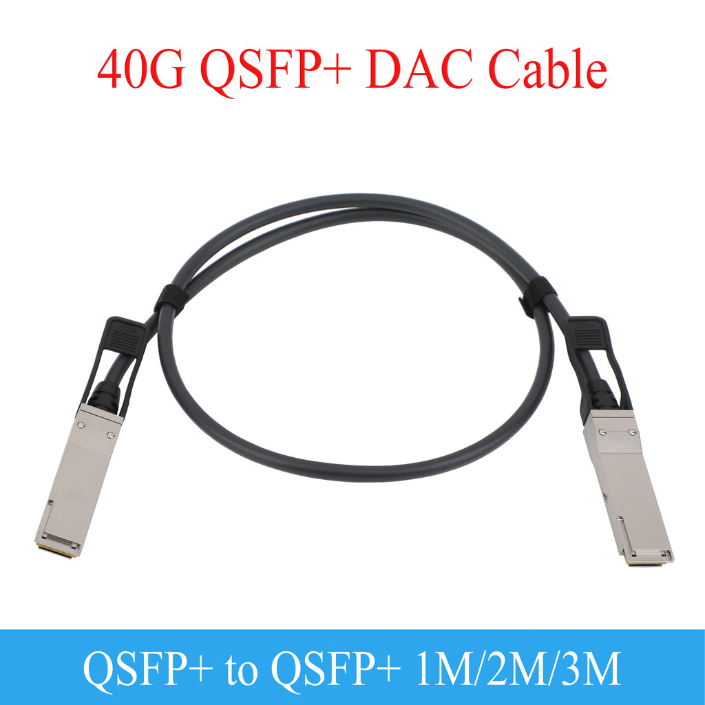 1PCS 40G QSFP+ DAC Copper Cable 1M/2M/3M High Speed Fiber Optic Cable ...