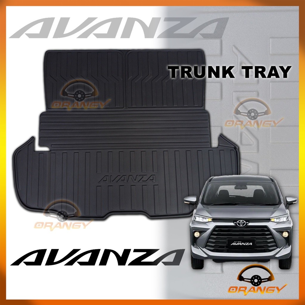 Toyota Avanza 2022 to 2025 Bendable Full Cargo Trunk Tray w/ Backseat ...