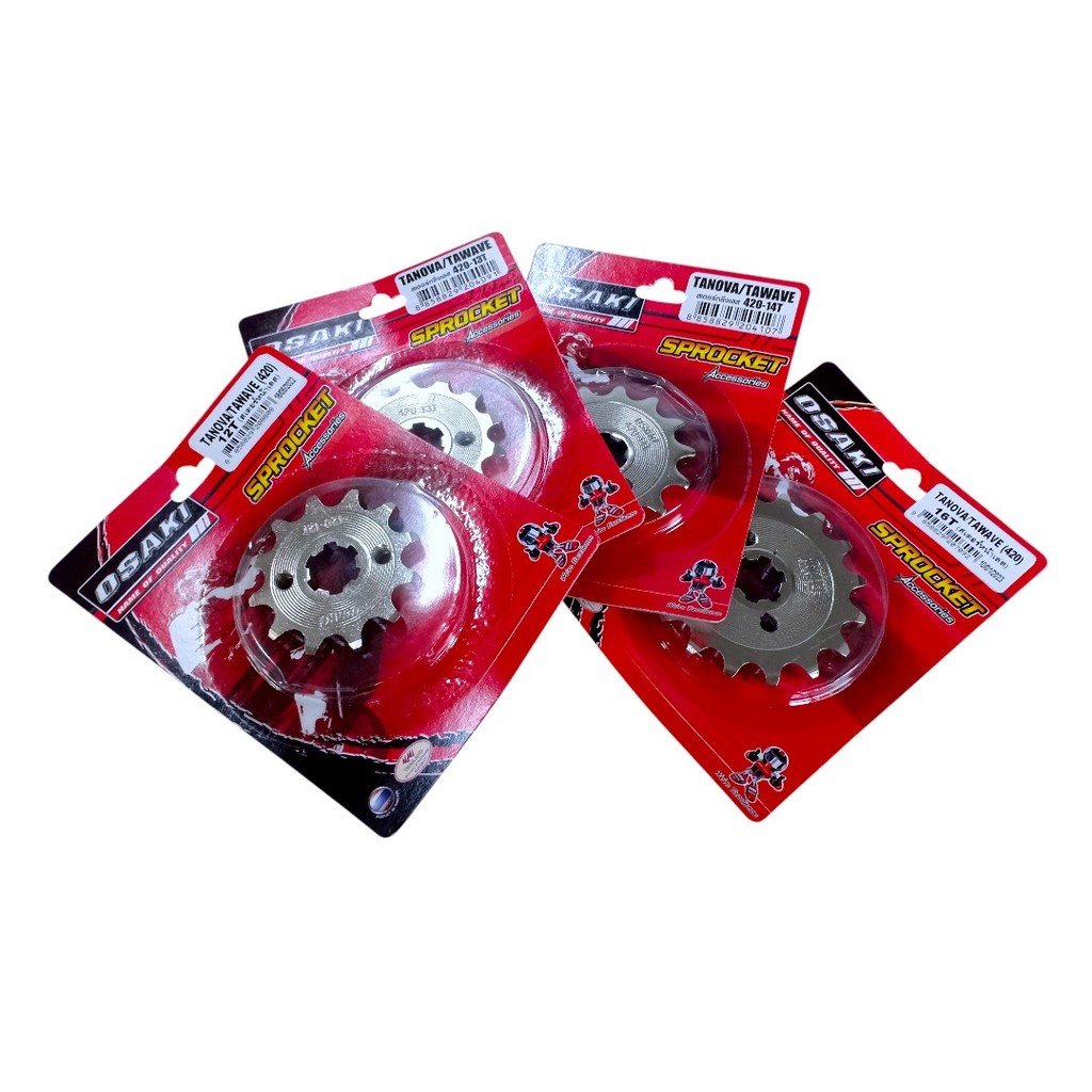 OSAKI (420) Chain Set-Ster DREAM110-i (2011) Stainless Steel Sprocket ...