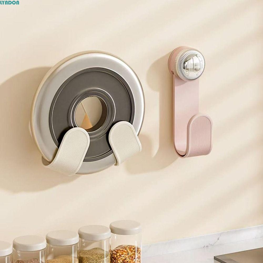 LYNDON Suction Cup Pot Lid Rack, Adjustable Distance Save Space Wall ...