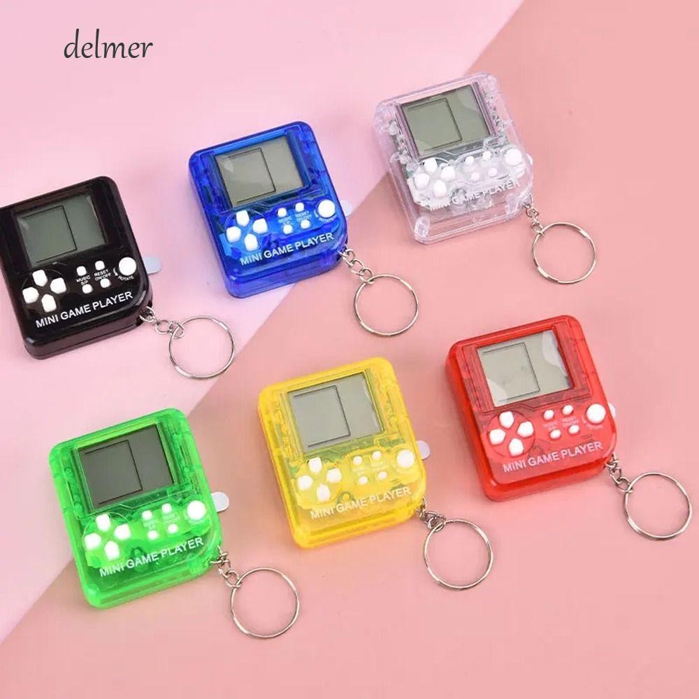 DELMER Video Game Keychain, Handheld Nostalgic Mini Game Players ...