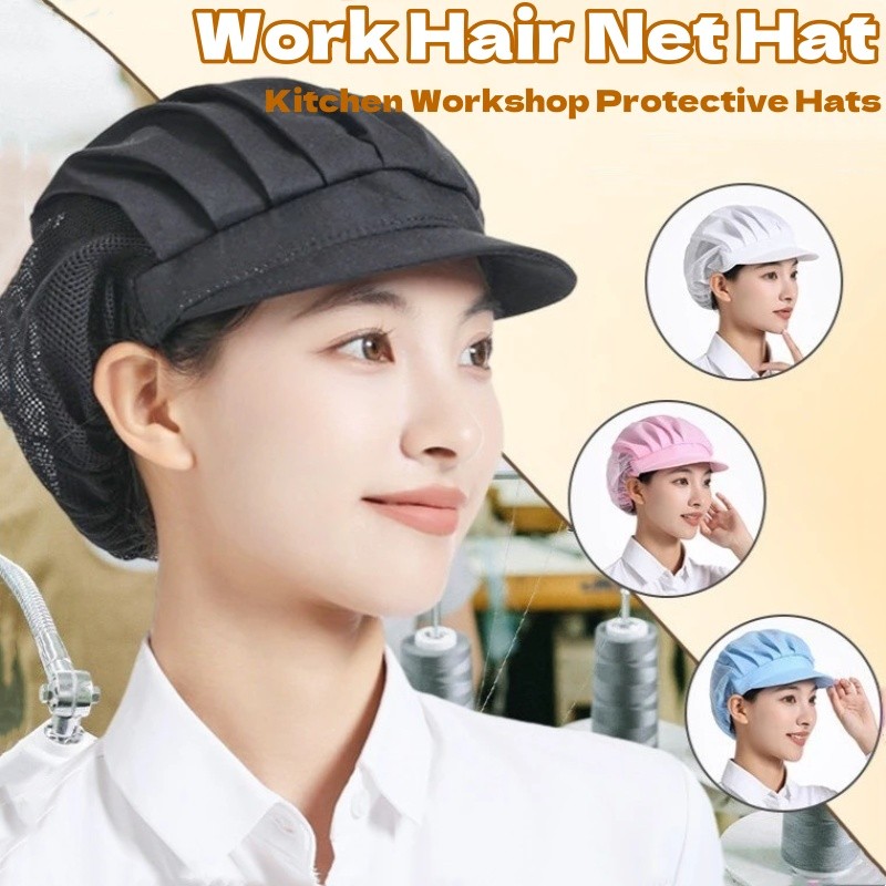 Chef Hat Kitchen Cooking Chef Cap Food Service Mesh Hat Cotton Hat Cap ...