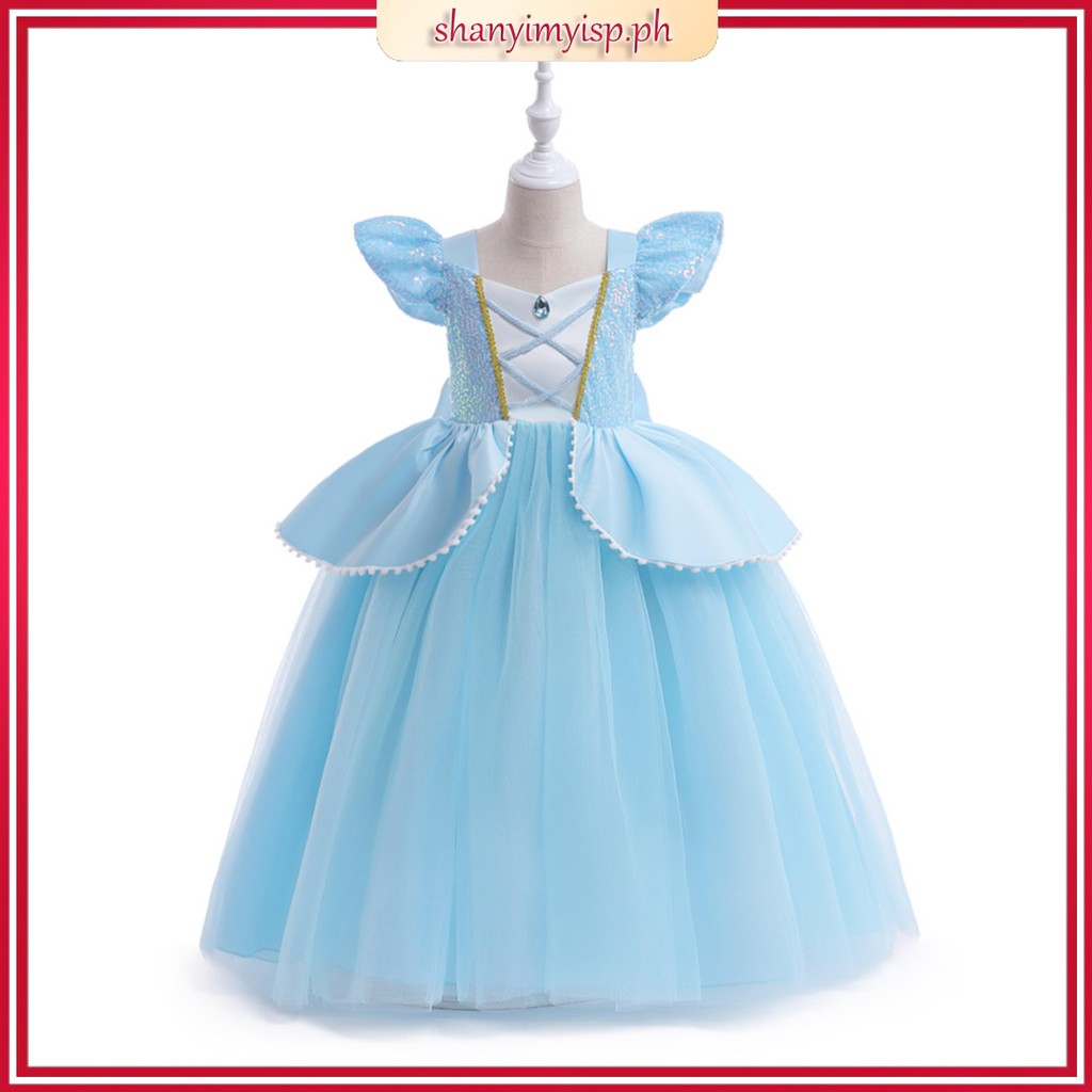 NNJXD Halloween Costume for Kids Fancy Girls Snow White Princess ...