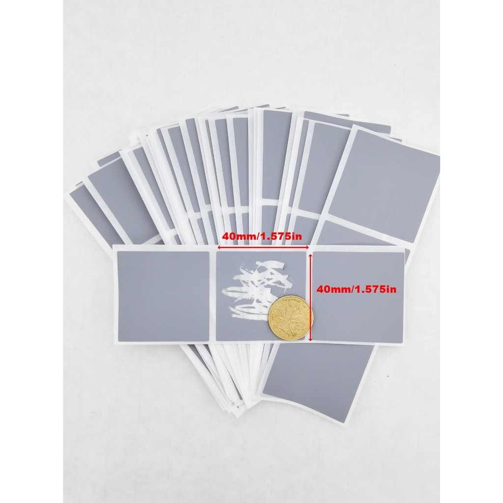 100pcs 40x40mm Grey Scratch Off Sticker Square Scratching Label for DIY ...