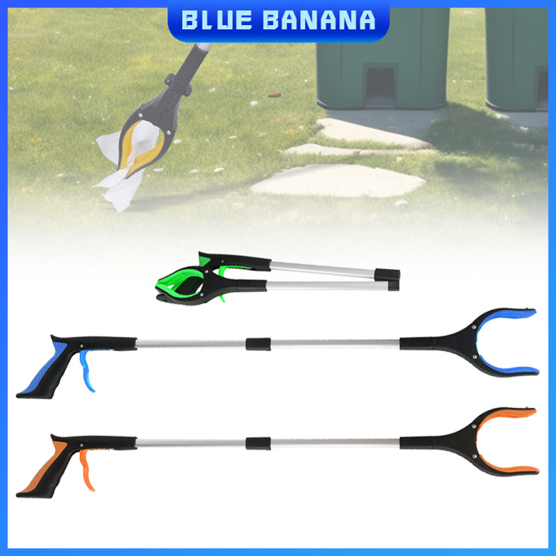 83cm Foldable Garbage Picker Long Arm Trash Grabber Outdoor Garbage ...