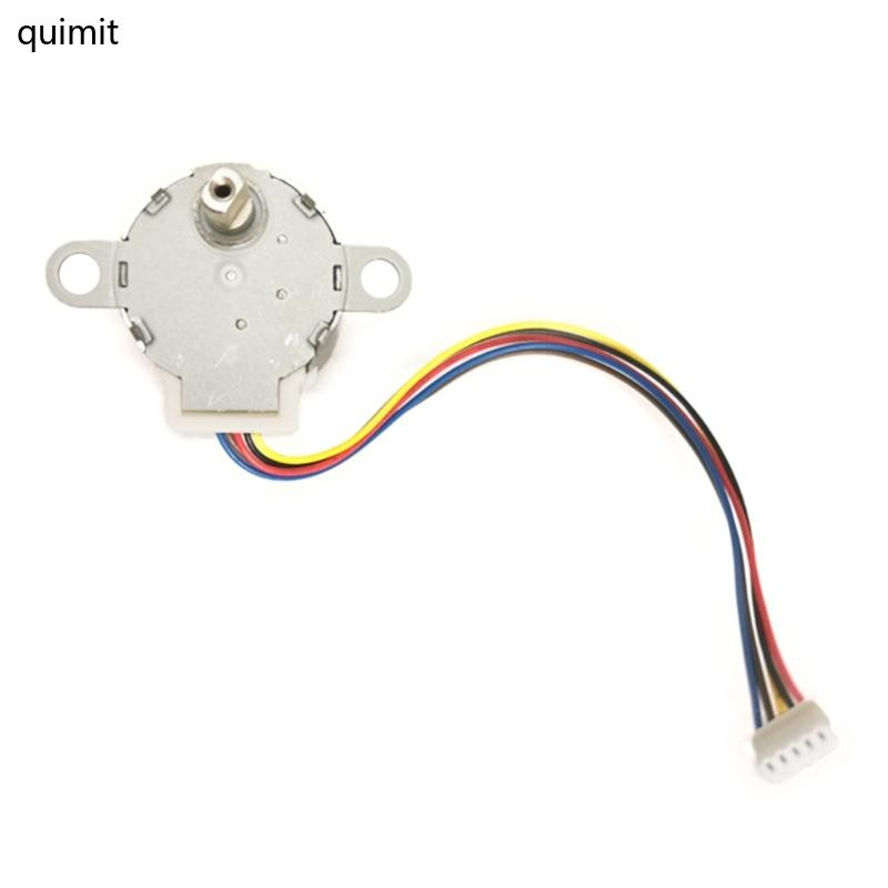 QUIM 4-Phase 5-Wire for Stepper Motor 24BYJ48 Gear Reduction Stepper ...