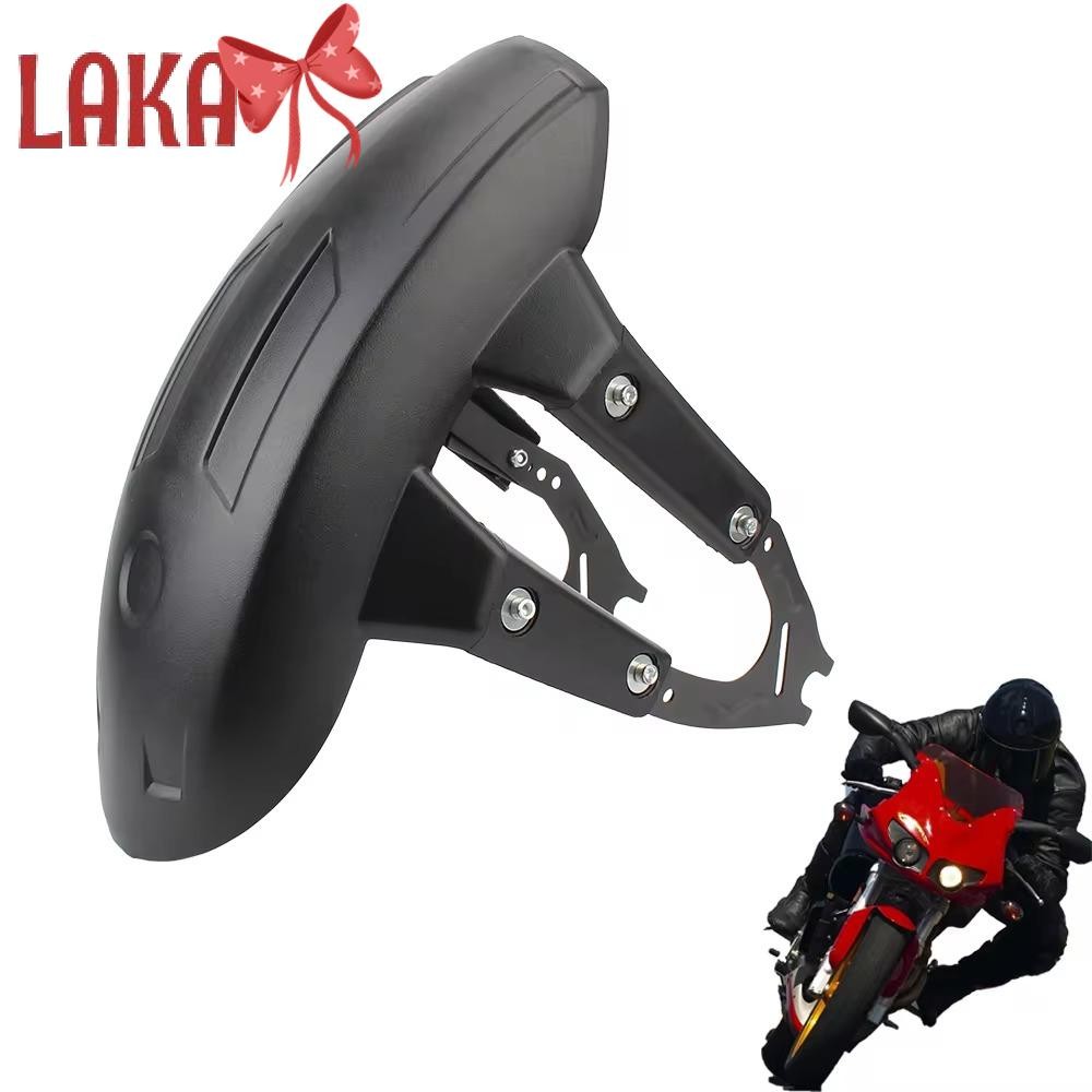 LAKA Moto Splash Guard, Universal Black Motorcycle Mudguard, Plastic ...
