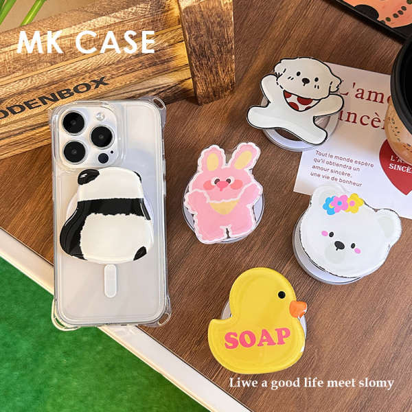 popsocket magsafe Blind shell cute rabbit magnetic phone holder ...
