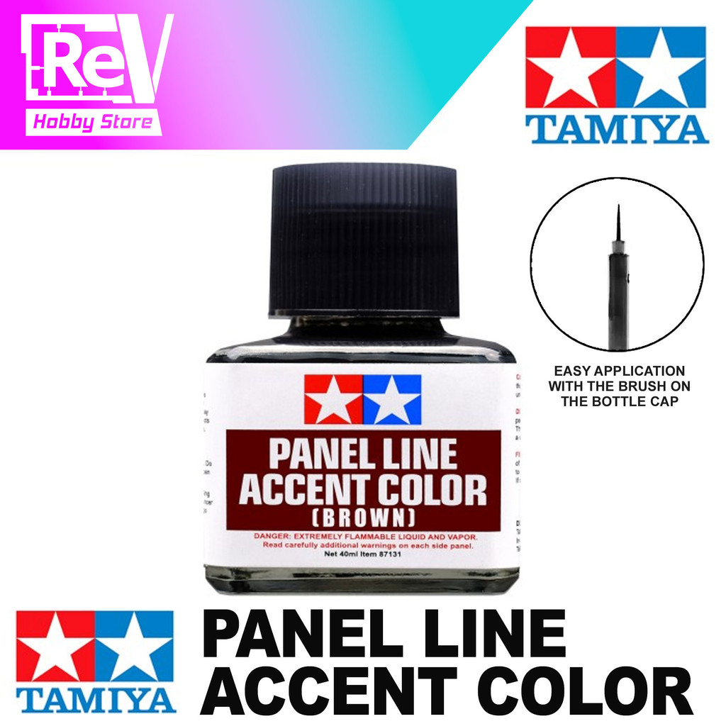 Tamiya ACCENT COLOR BROWN PANEL LINE GUNDAM MODEL KIT TOOL 87132 ...