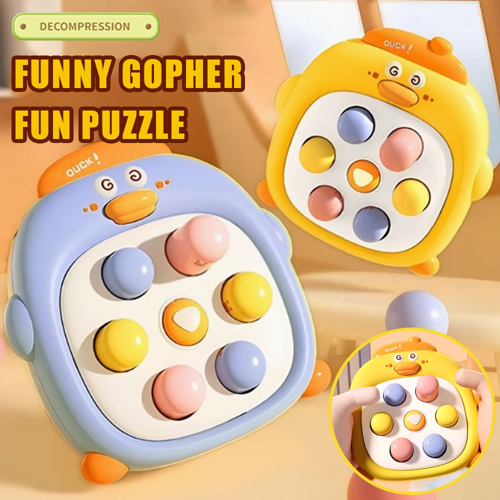 Whack-a-mole Toy Knocking Hamster Game Baby Pounding Toys Fun ...