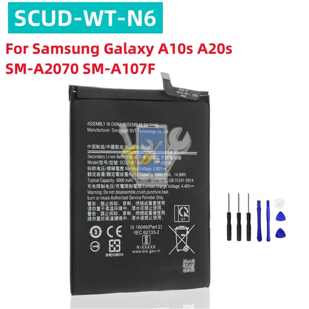 SCUD-WT-N6 for Samsung Galaxy A10s A20s SM-A2070 SM-A107F 4000mAh ...