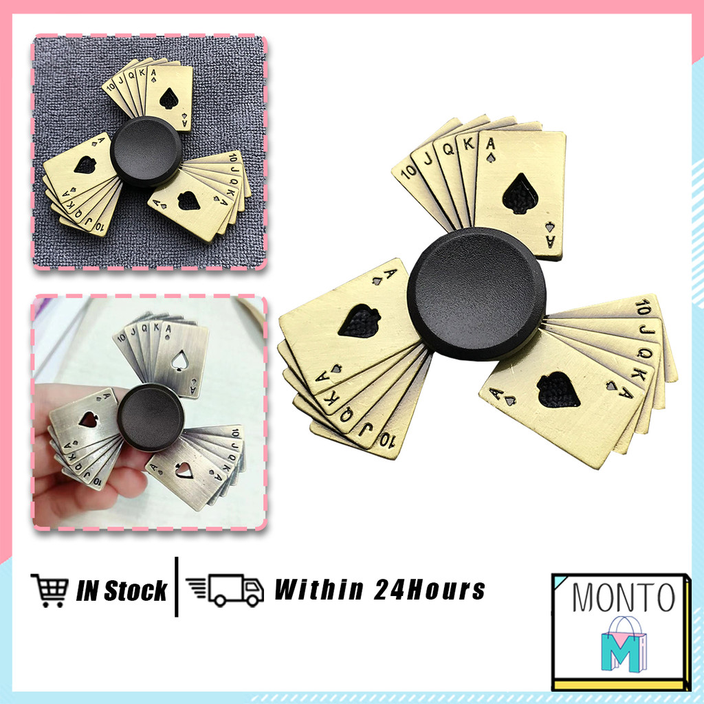 Fidget Spinner Original Toys ADHD Anxiety Zinc Alloy Fidget Spinner ...