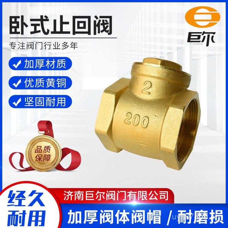 Factory in Stock Wholesale Water Gauge Check Valve Check Valve Swing ...