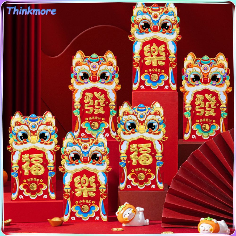 New Year Red Envelope Bag 2025 New Year Decoration Creative Gold ...