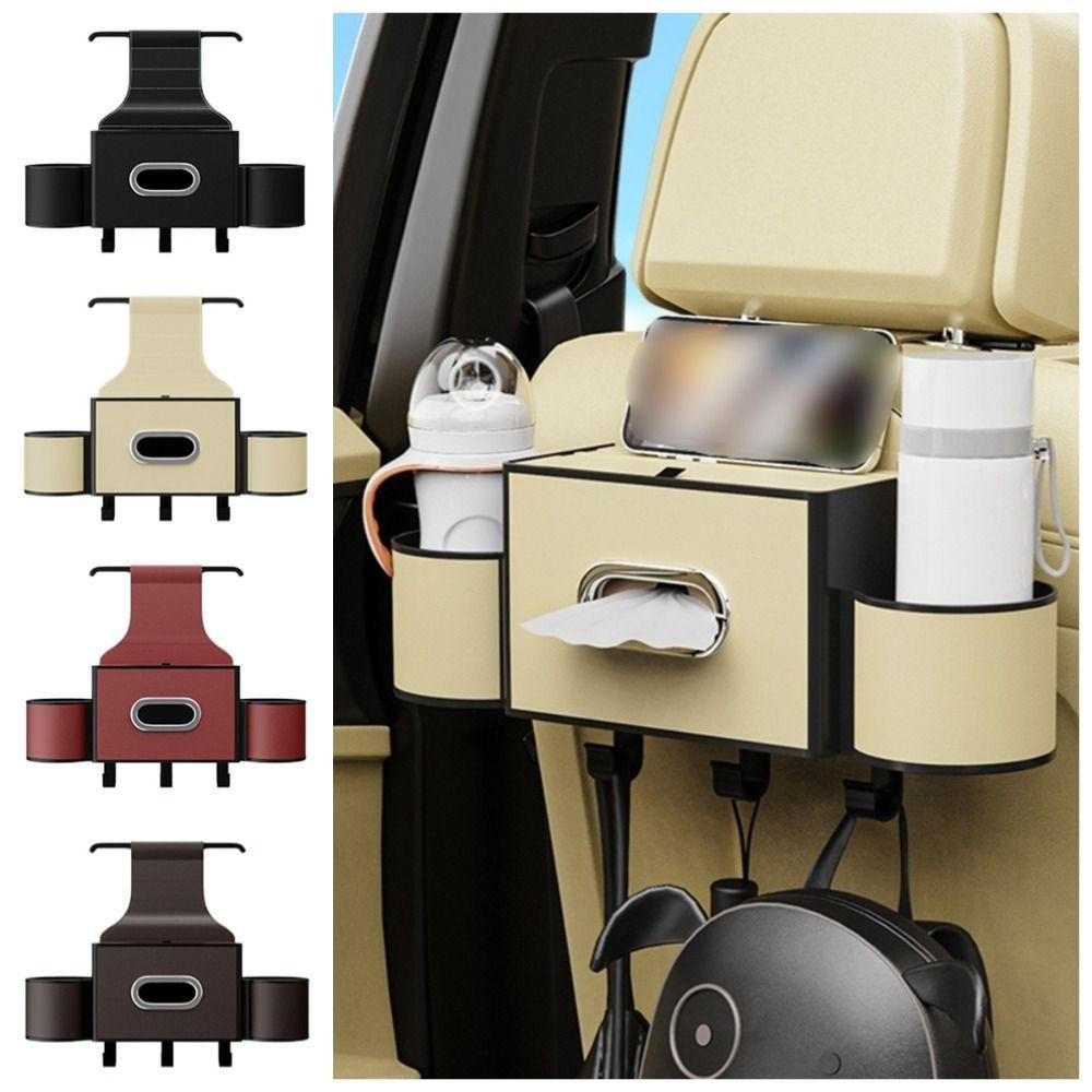 Car Backseat Storage Box, Adjustable Partition Design Car Drink Cup ...