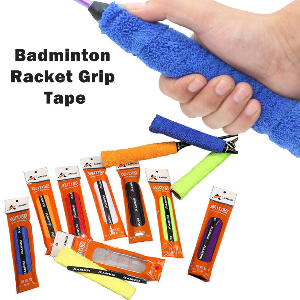 COD Anti-Slip Towel Grip Badminton Racket Sweatband Overgrip Self ...