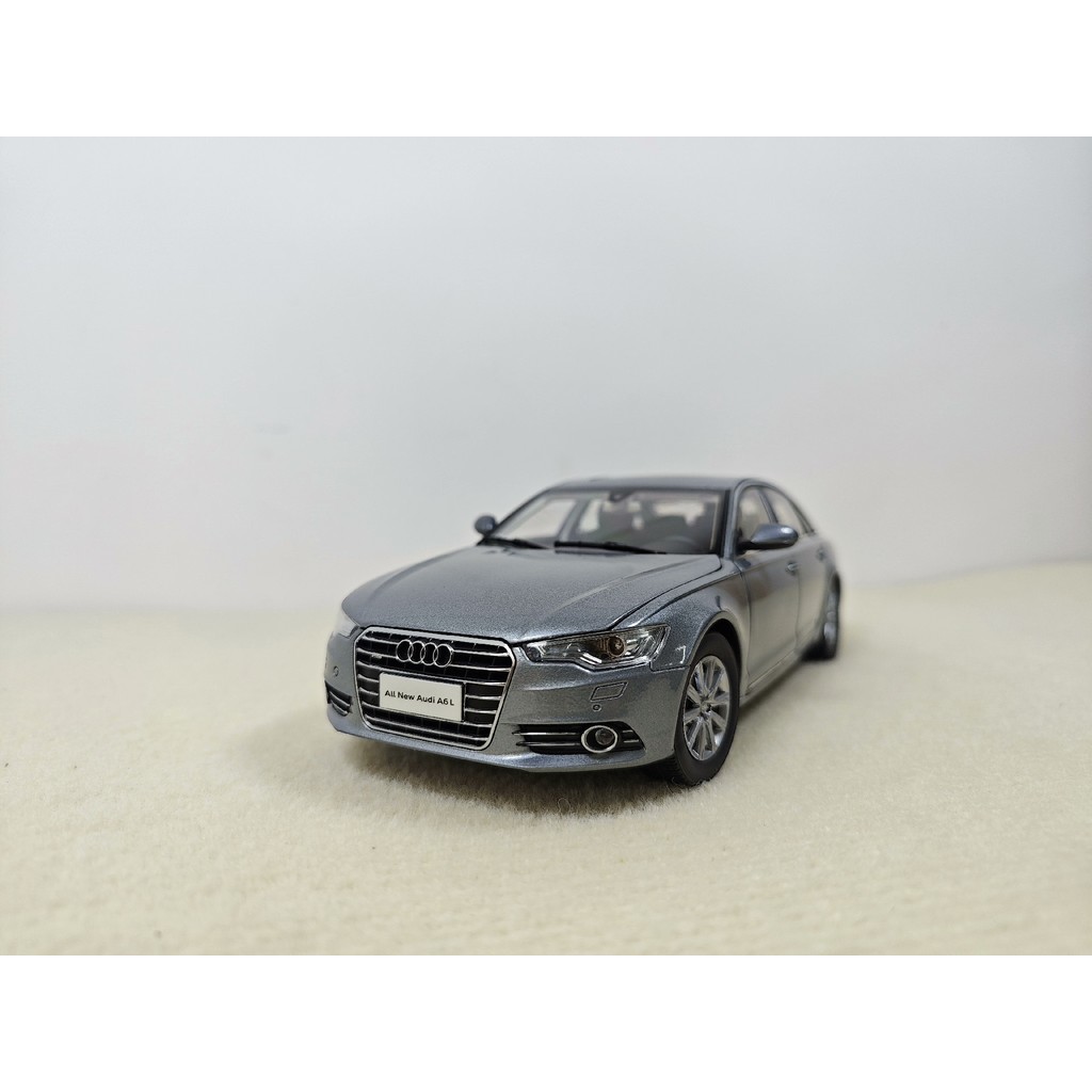 [Ready Stock] FCL Audi A6L Car Model 1: 18 Scale Discovery Blue Interior Code is c7 Version Audi ...