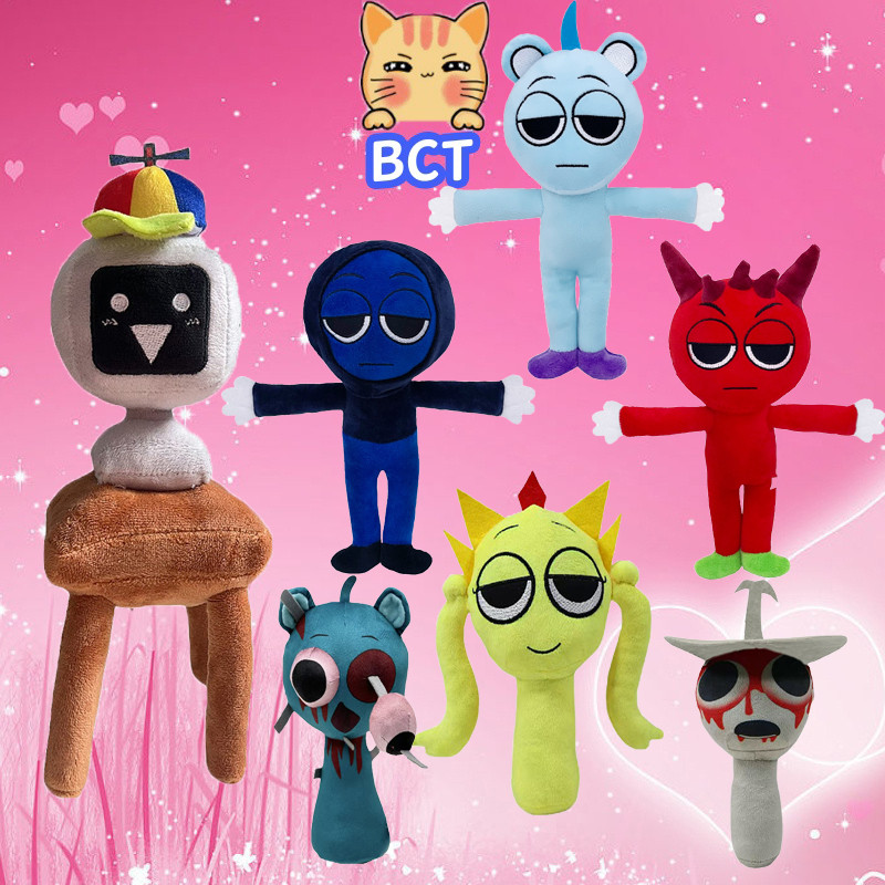 BCT NEW Sprunki Incredibox Plush Toy Sprunki Horror Games Incredibox ...