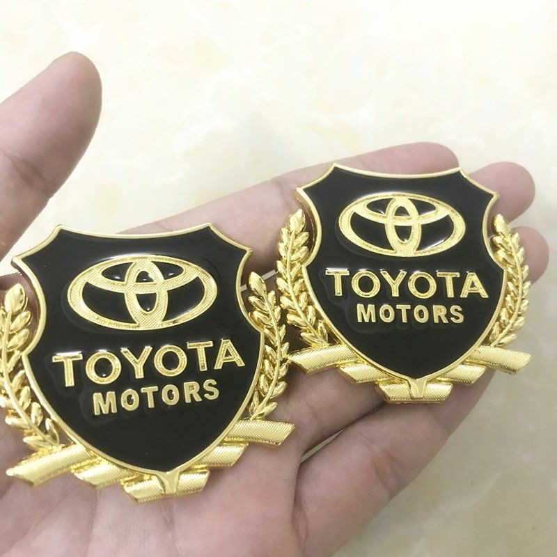 Toyota Side Seam Label Window Labeling Metal Side Seam Label Car Logo ...