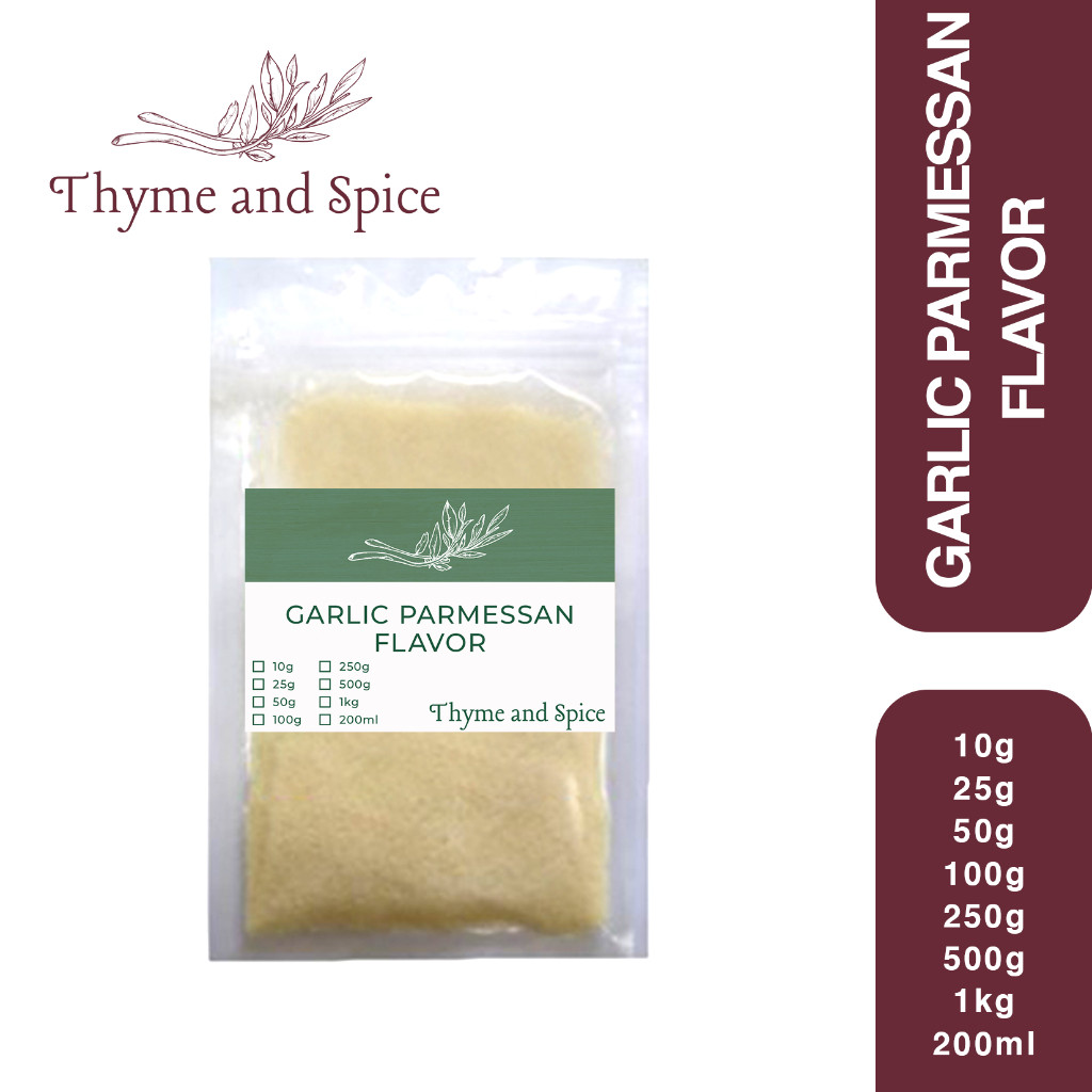 [POUCH] Premium Garlic Parmesan Powder / Parmesan Cheese (100g, 250g ...