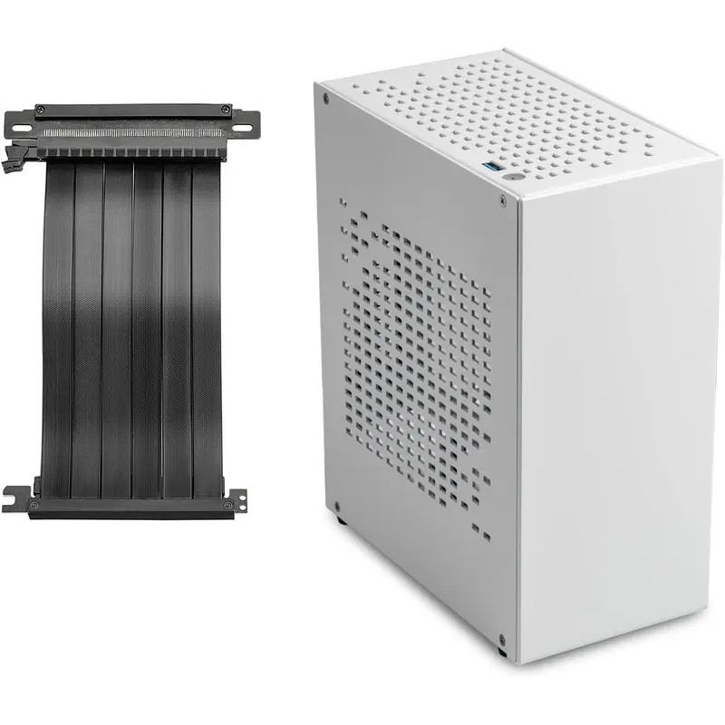 Aluminum Game Mini ITX Case with 3.0 PCIe Riser Mini PC Case SFF Small ...