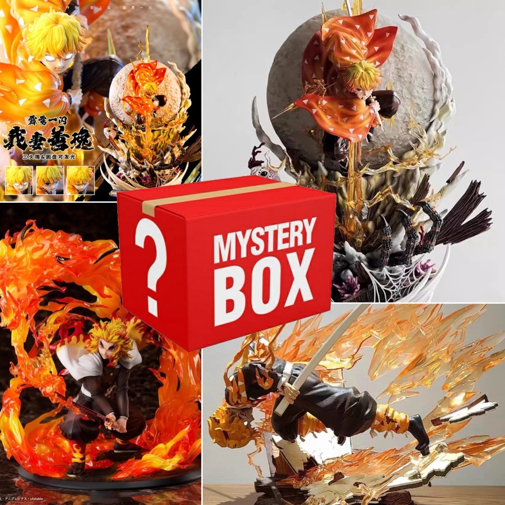 Surprise Box Blind Box Demon Slayer Zenitsu Rengoku Yoriichi Kokushibou ...