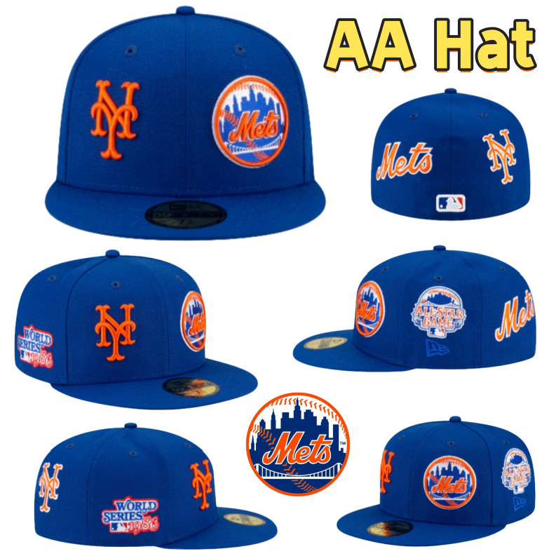 MLB New York Mets Patch Pride Fitted Hat Alliance Competition ...