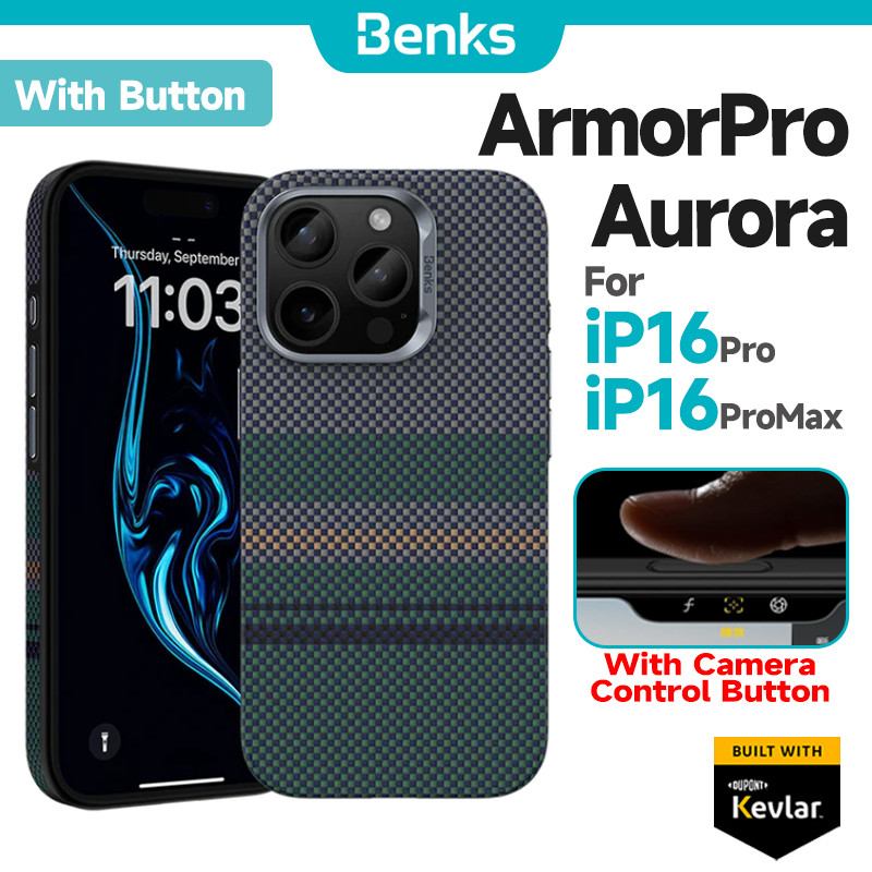 [Benks Official] Benks Aurora ArmorPro Magnetic Case with Camera Button ...