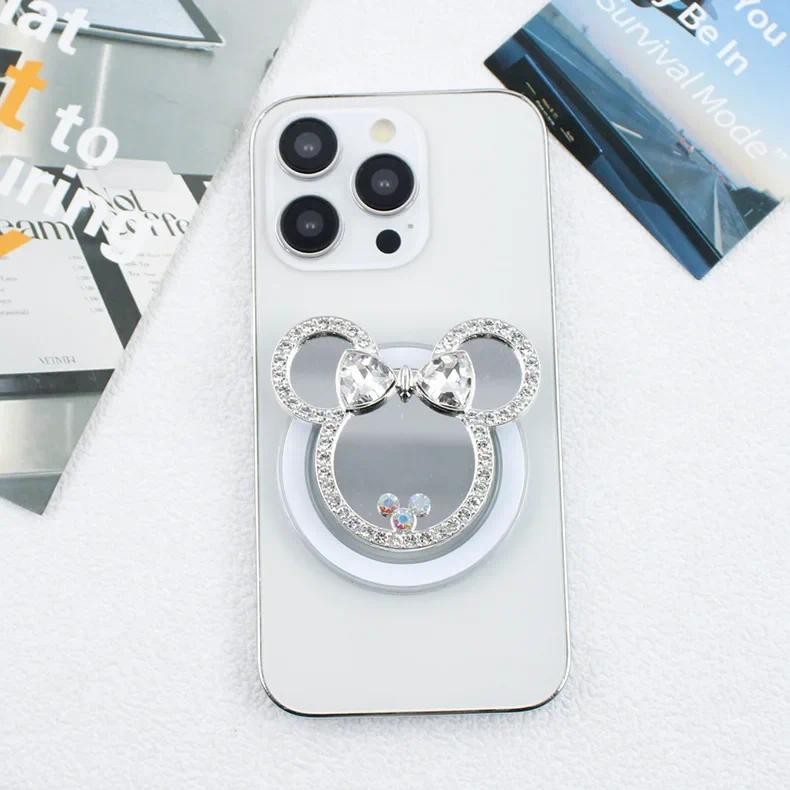 3D Mouse Head Magnetic Holder Phone Grip Tok Fashion Luxury Bracket for ...