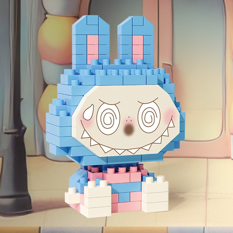 Compatible with Lego Building Blocks Bubble Labubu Building Blocks Mart ...