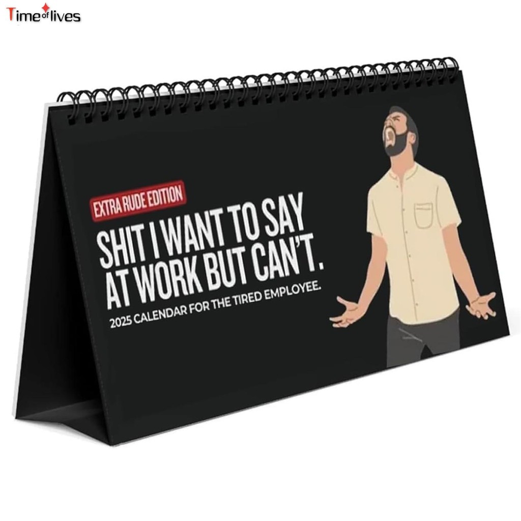 Rude Office Humor Work Desk Calendar Arcastic and Witty Quotes Calendar ...