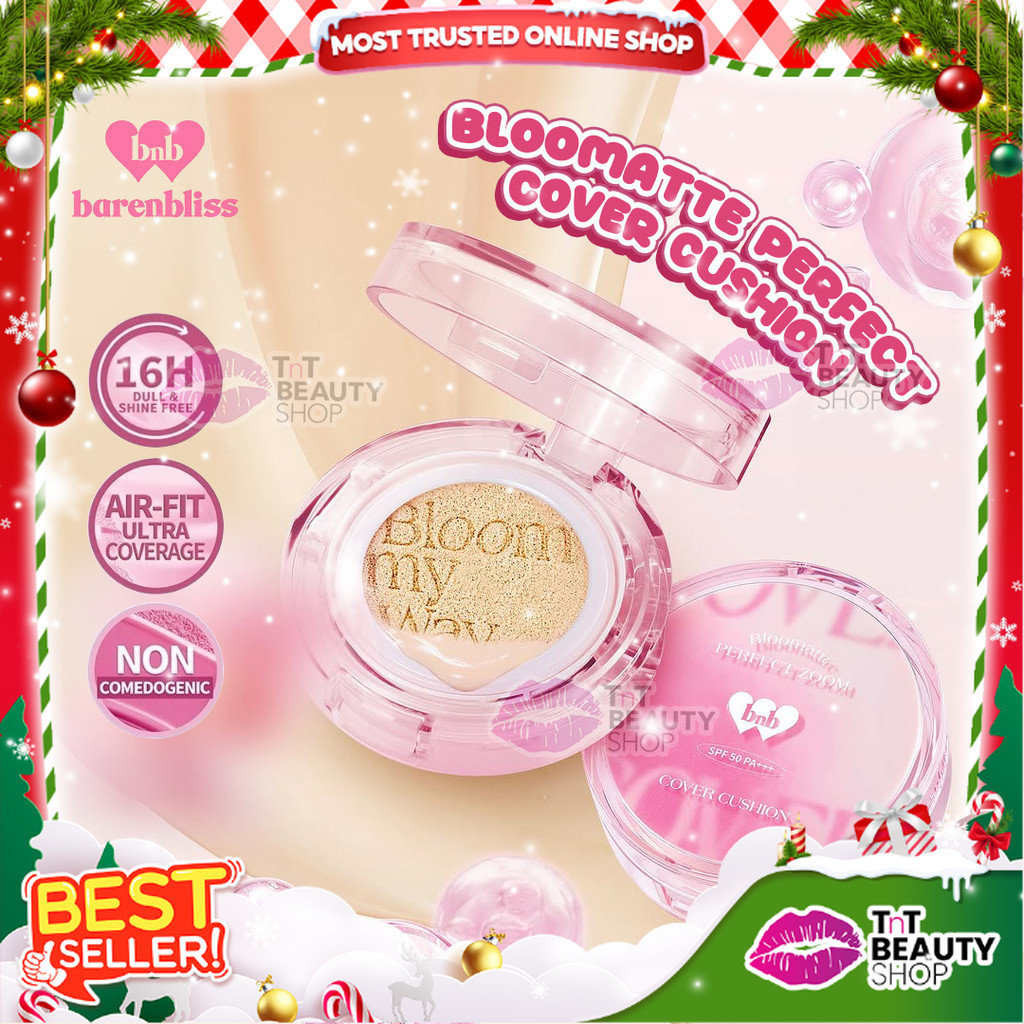 Bnb barenbliss Bloomatte Perfect Zoom Cover Cushion (16H Flawless Matte) SPF 50+ PA+++ | Tnt ...