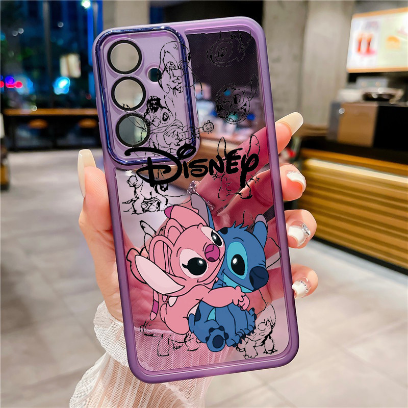 Samsung Galaxy A56 A36 A26 A16 A06 5G Disney Hug Stitch Case Clear ...