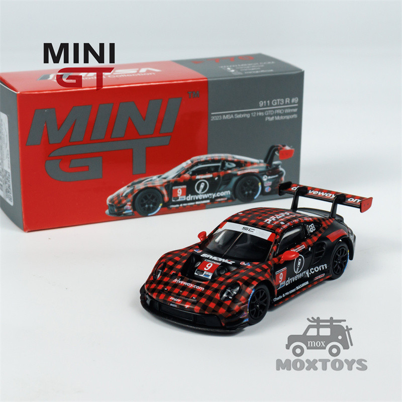 MINI GT 1:64 911 GT3 R #9 GTD PRO Pfaff Motorsports LHD Diecast Model ...