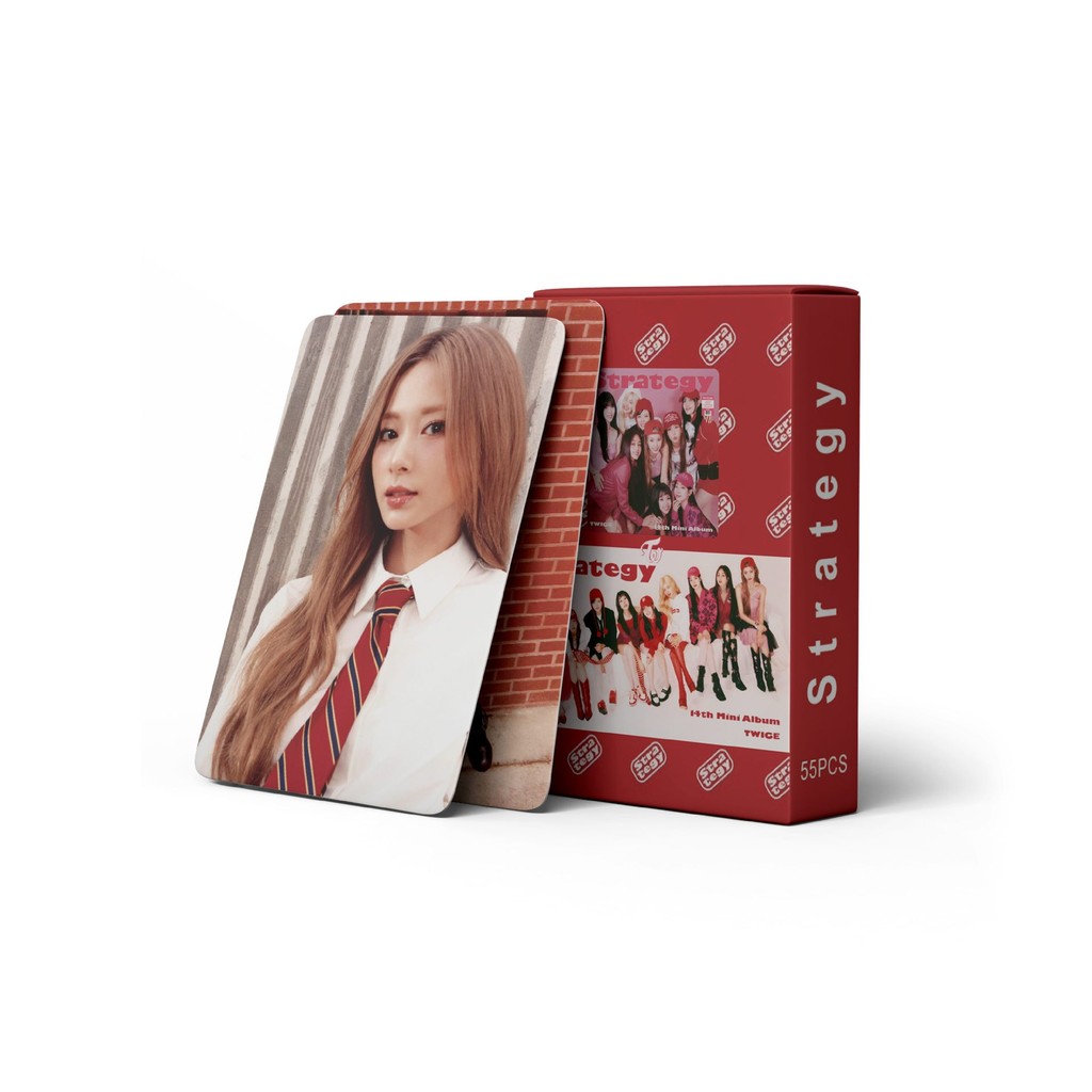 55pcs TWICE Strategy Lomo cards MISAMO HAUTE COUTURE 14th mini Album ...