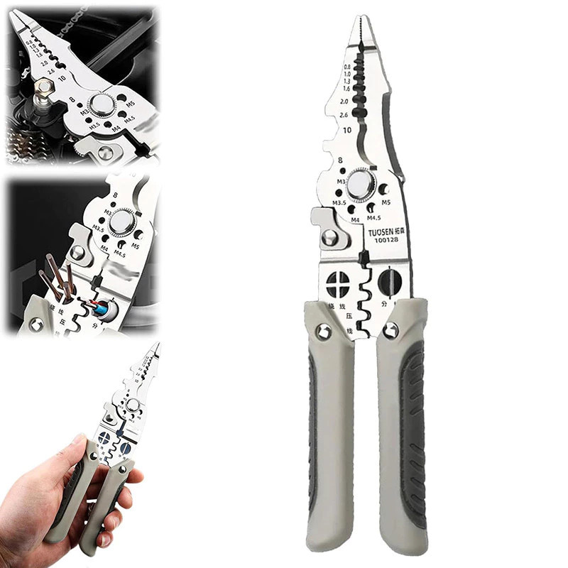 28-In-1 Professional Wire Stripper wire Crimping Tool Electrical Wire ...