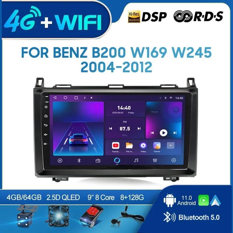 Android car Radio Carplay Auto for BENZ B200 W169 W245 2004-2012 ...