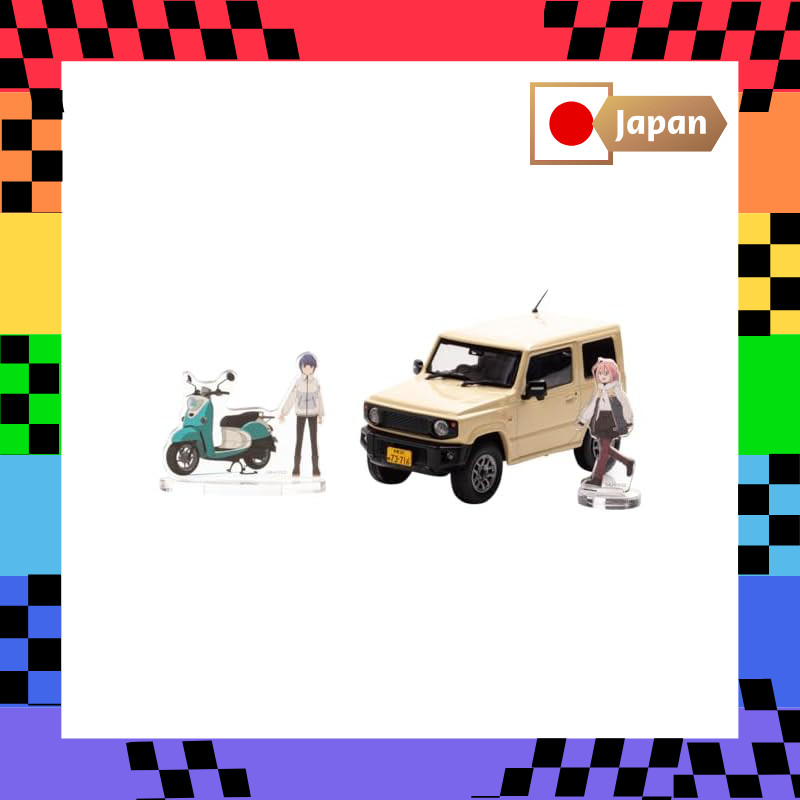 CARNEL 1/43 Movie "Yuru Camp " Nadeshiko's Car with Acrylic Stand of ...