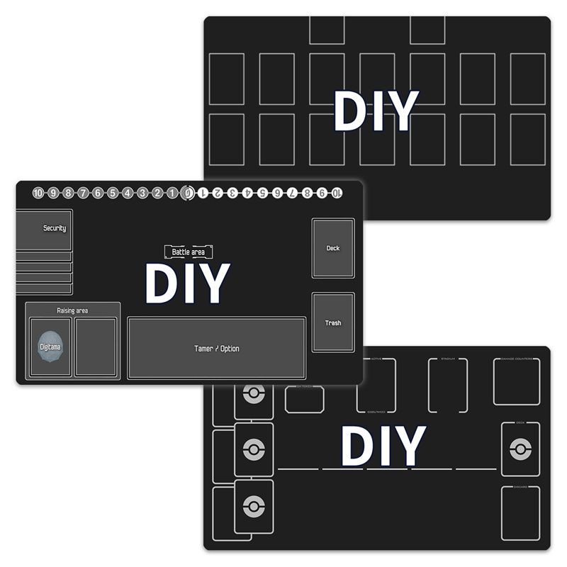 Customized card Mat Custom Playmat DIY Card Mat Yu-Gi-Oh! Pokémon ...