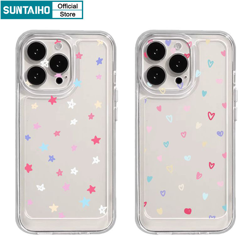 Suntaiho beautiful Casing Love Star Pattern Phone Case for Iphone 16 15 ...