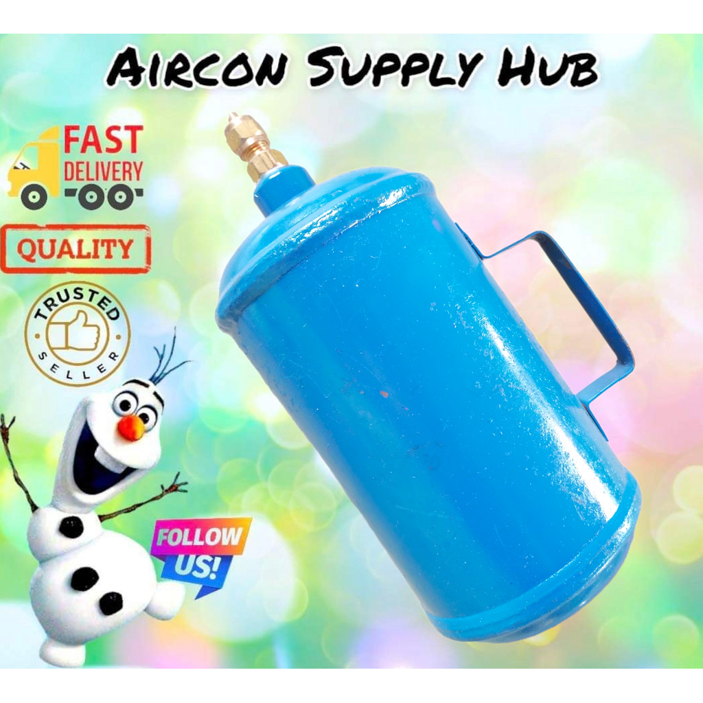 Empty Tank 1.5 kg Car Aircon Parts Supplies quality for Refill Freon ...