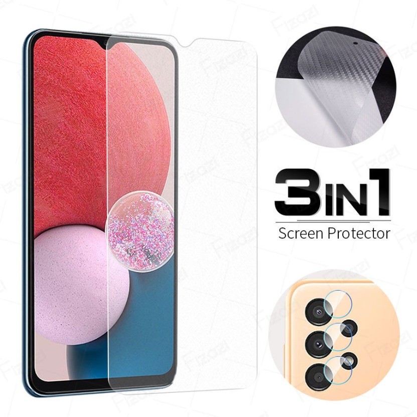 3in1 Matte Anti-fingerprint Tempered Glass Screen Protector For Samsung Galaxy A06 A16 A26 A36 ...