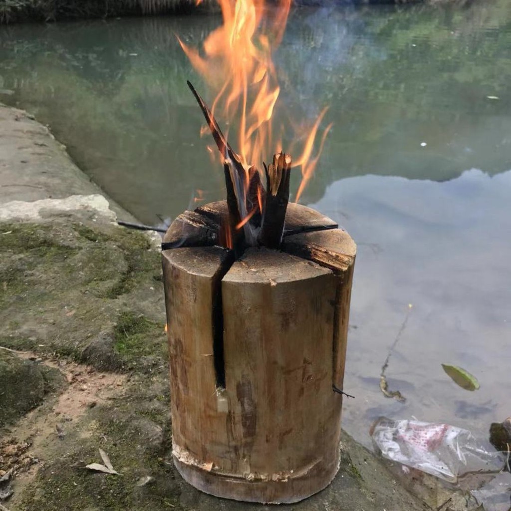 T Torch Log Field Match Torch Ignition Barbecue Outdoor Sweden Camping ...