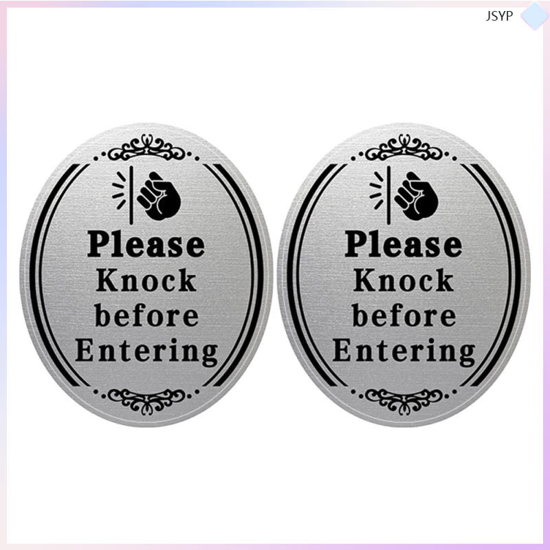 Labels Doorbell Hook Please Knock First Sticker before Entering Sign ...