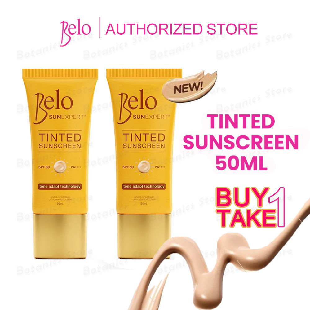 Belo SunExpert Tinted Sunscreen SPF50 PA++++ Whitening and UV resistant ...