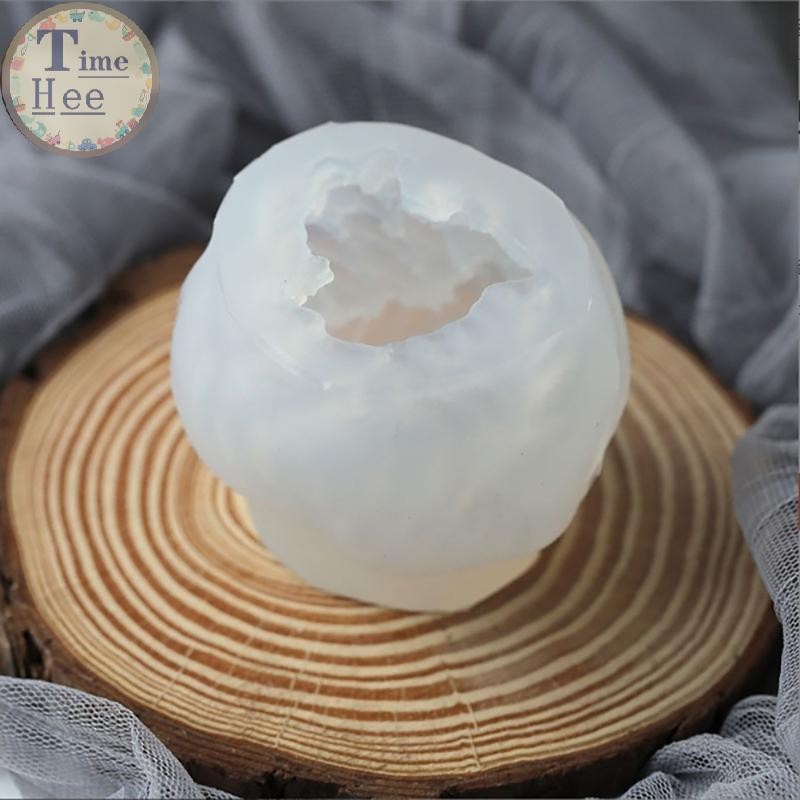 TIMEHEE 3D Woolen Ball Silicone Candle Molds DIY Simulation Yarn Crafts ...