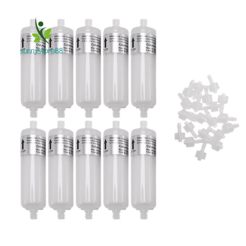 10PCS Capsule Ink Filter 80mm Long for Solvent Printer Myjet Crystaljet ...