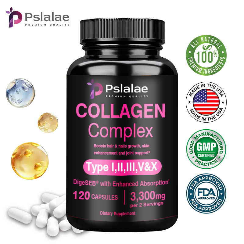 Pslalae - Collagen Complex - Hair, Skin and Nail Health, Joint Health ...